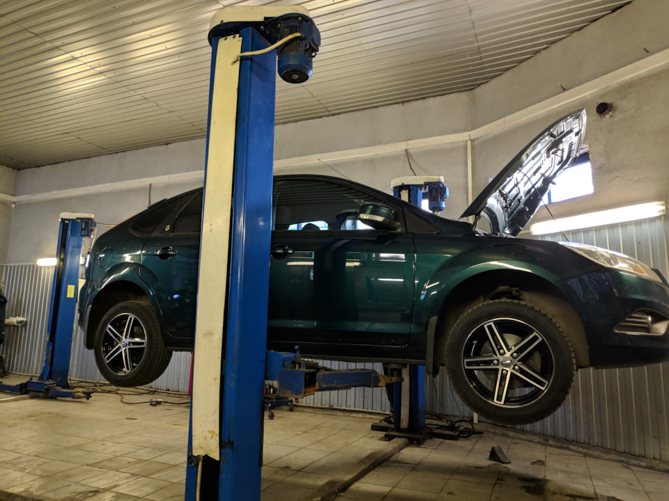 Первое ТО после покупки — Ford Focus Hatchback II, 1,6 л, 2008 года ...