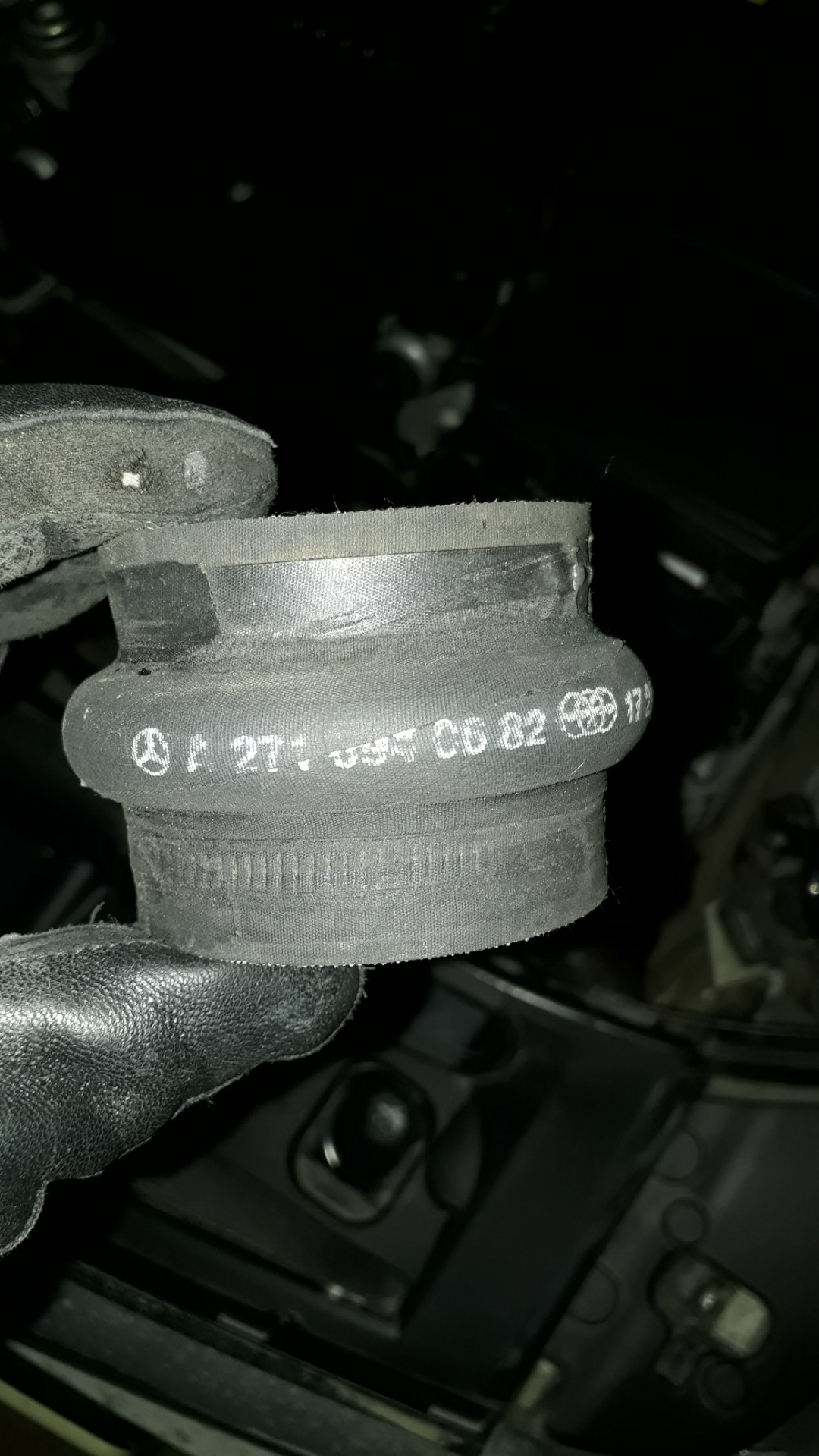 Манжета воздушной системы — Mercedes-Benz C-Class (W204), 1,6 л, 2010 ...