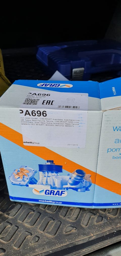 96182871 Помпа GM | Запчасти на DRIVE2