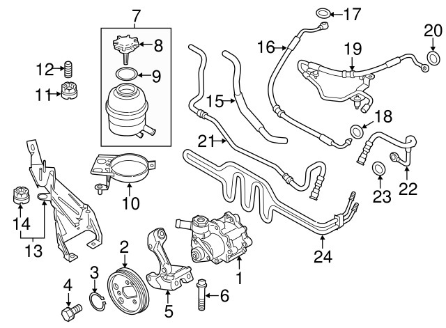 32416798865 Насос гидроусилителя рулевого управления BMW | Запчасти на ...