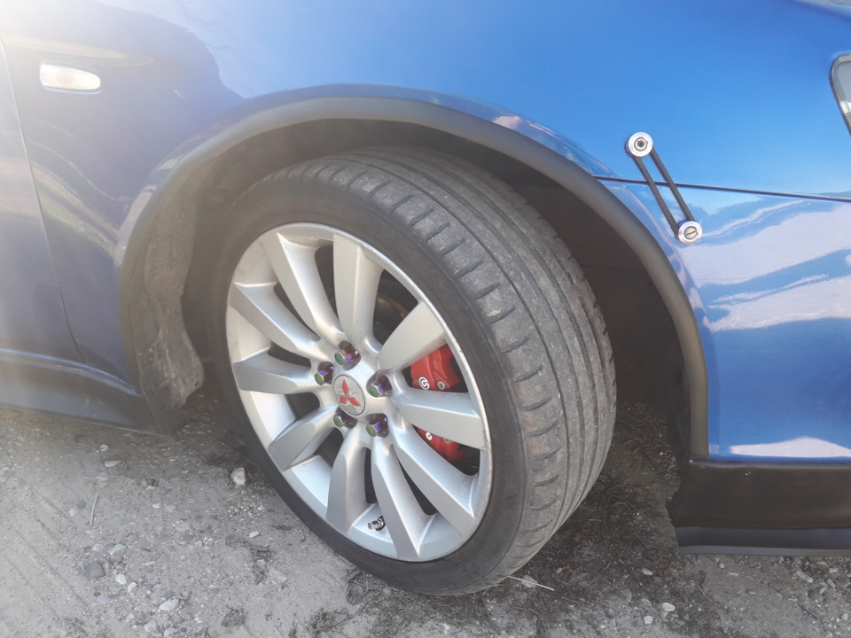 077/ РЕЗИНОВЫЕ РАСШИРИТЕЛИ КОЛЁСНЫХ АРОК — Mitsubishi Lancer Sportback ...
