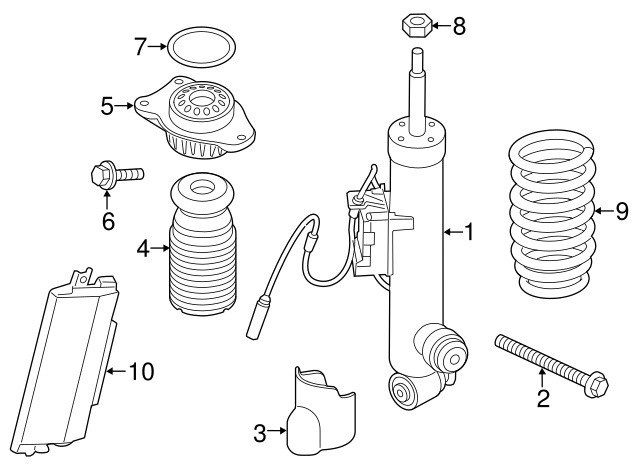 31336778784 Доп.амортизатор BMW | Запчасти на DRIVE2