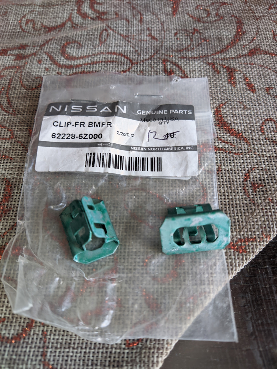 622285Z000 Клипса NISSAN INFINITI | Запчасти на DRIVE2