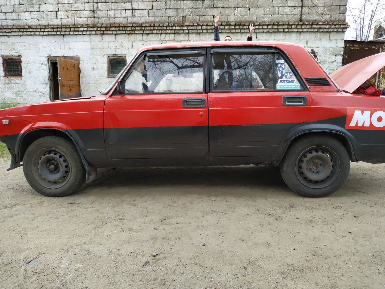 R14 4х100 на ВАЗ 2107 — Lada 2107, 1,5 л, 1984 года | колёсные диски ...