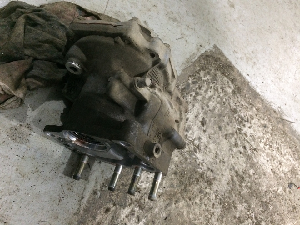 Замена всех сальников на раздатке и замена масла с фильтром в вариаторе ...