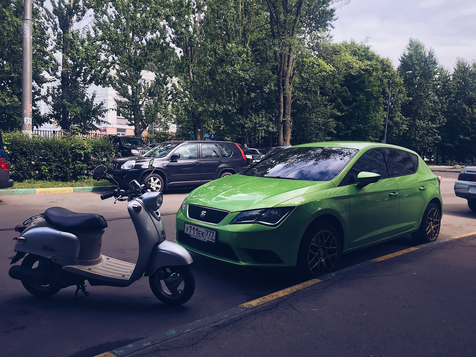 Едем дальше 🌟💚🐸🦁 — SEAT Leon (Mk III), 1,2 л, 2013 года | просто так ...