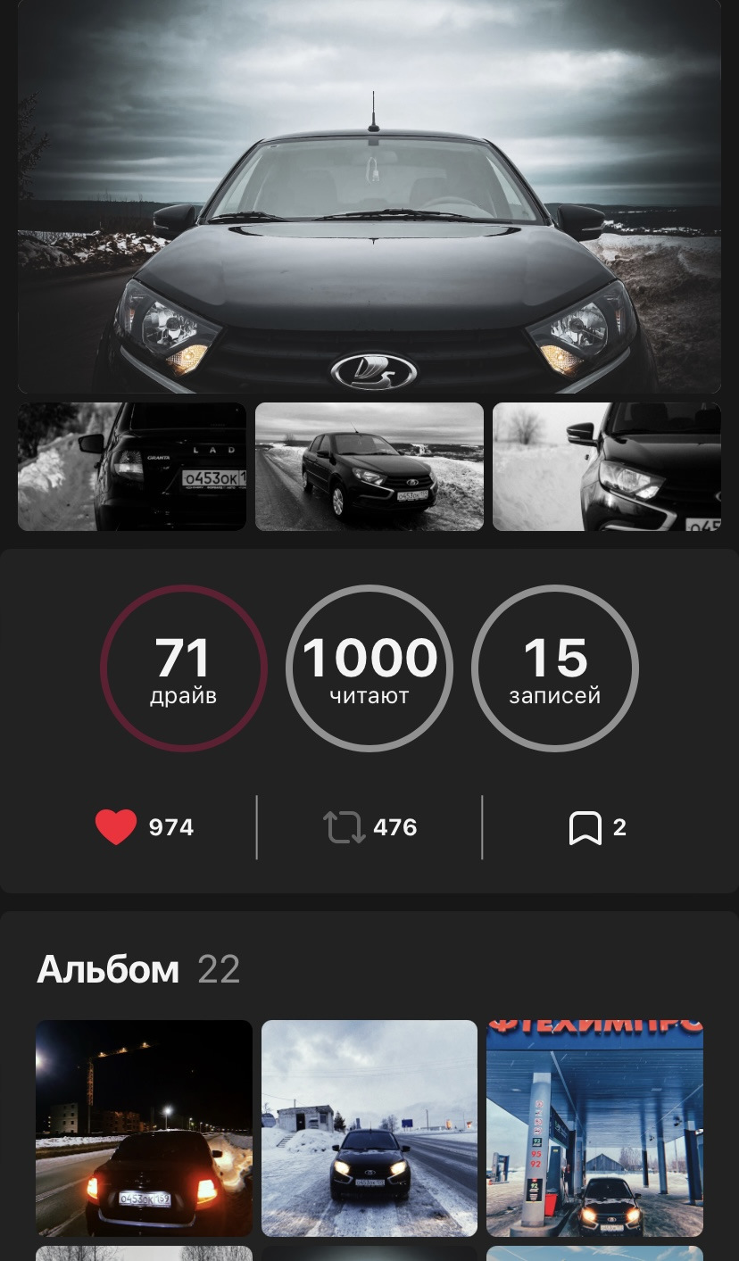 #16 Рейтинг и продвижение — Lada Гранта (2G) FL, 1,6 л, 2022 года | рейтинг и продвижение | DRIVE2