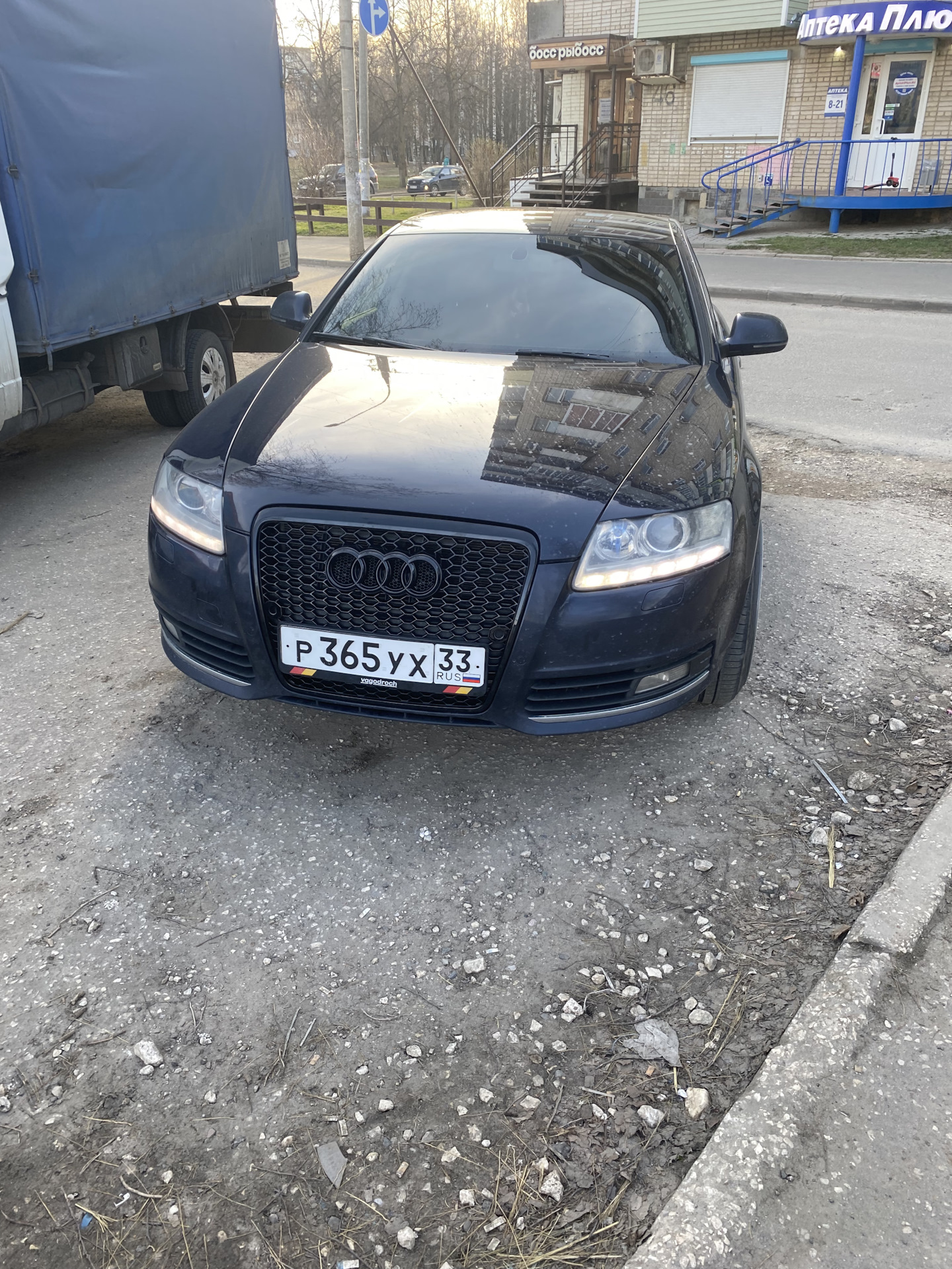Сменил решетку, РС стиль — Audi A6 (C6), 2,8 л, 2010 года | аксессуары | DRIVE2