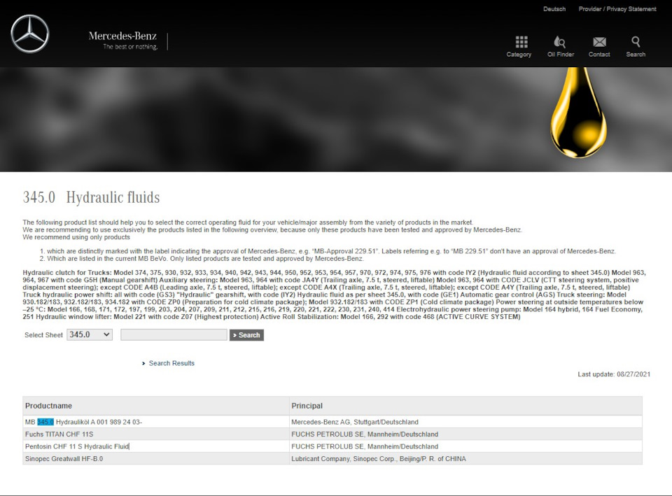 A0019892403 МАСЛО ГИДРАВЛИЧЕСКОЕ / LE Mercedes | Запчасти на DRIVE2