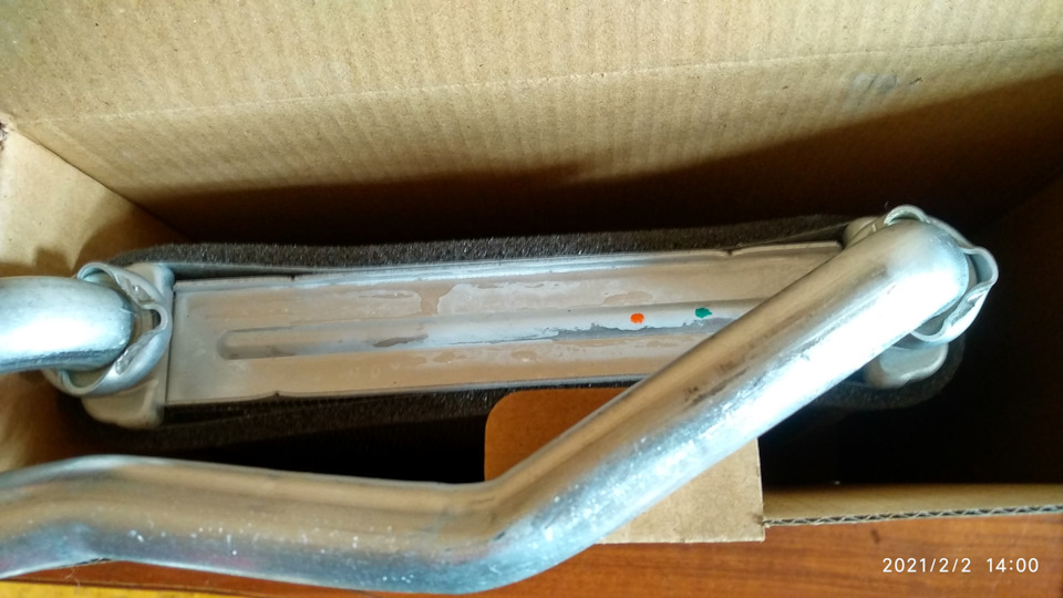 MR500659 Радиатор печки передний Mitsubishi | Запчасти на DRIVE2