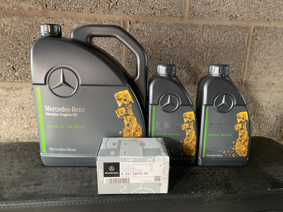 Замена масла — Mercedes-Benz E-Class (W212), 2,2 л, 2012 года ...