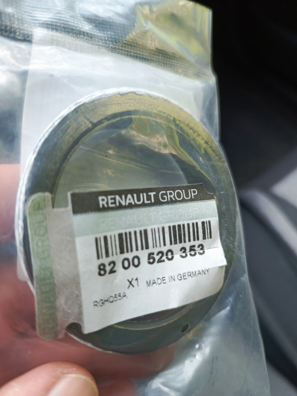 Кольцо приемной трубы — Renault Megane III, 1,6 л, 2012 года | запчасти ...