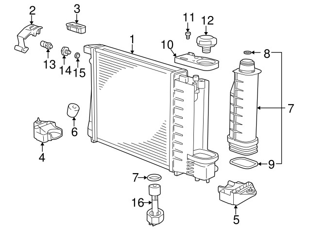 17111728907 радиатор водяного охлаждения BMW | Запчасти на DRIVE2