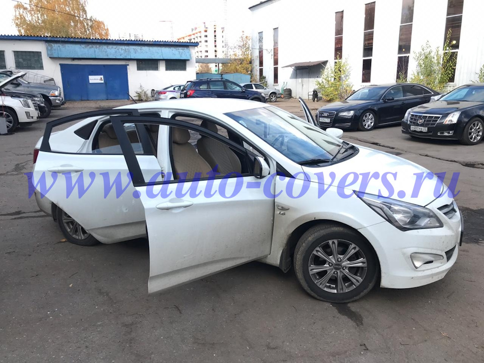 Чехлы на Хендай Солярис "Освежили". — auto-covers.ru на DRIVE2