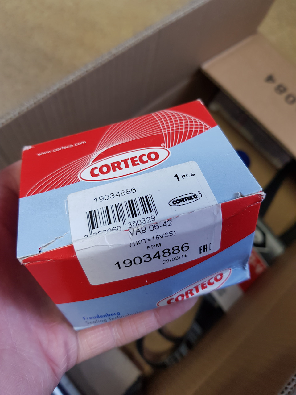 19034886 Комплект прокладок, стержень клапана CORTECO | Запчасти на DRIVE2