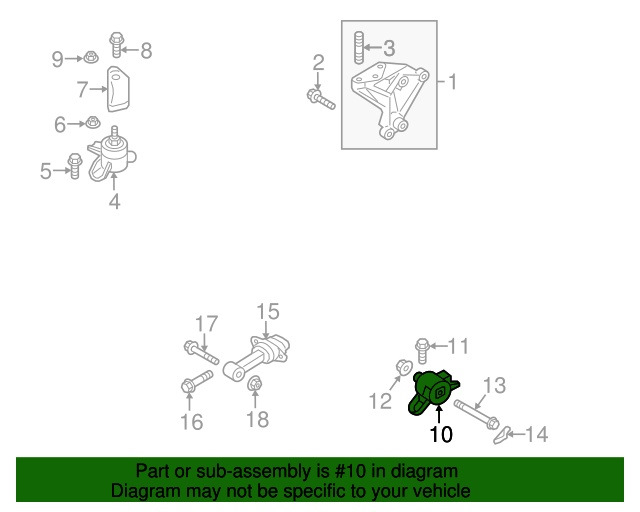 218301R050 Опорный узел двигателя и кпп KIA HYUNDAI | Запчасти на DRIVE2