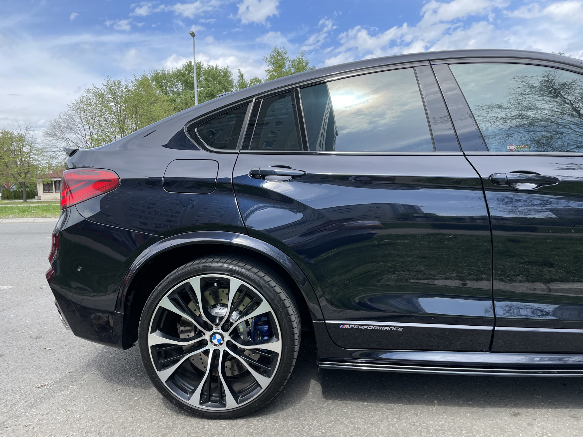 M PERFORMANCE наклейки — BMW X4 (F26), 3 л, 2014 года | аксессуары | DRIVE2