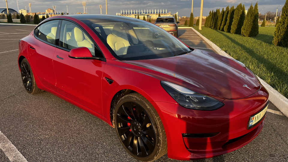 Tesla Model 3 (1G) электрический 2023 | Red Fury на DRIVE2