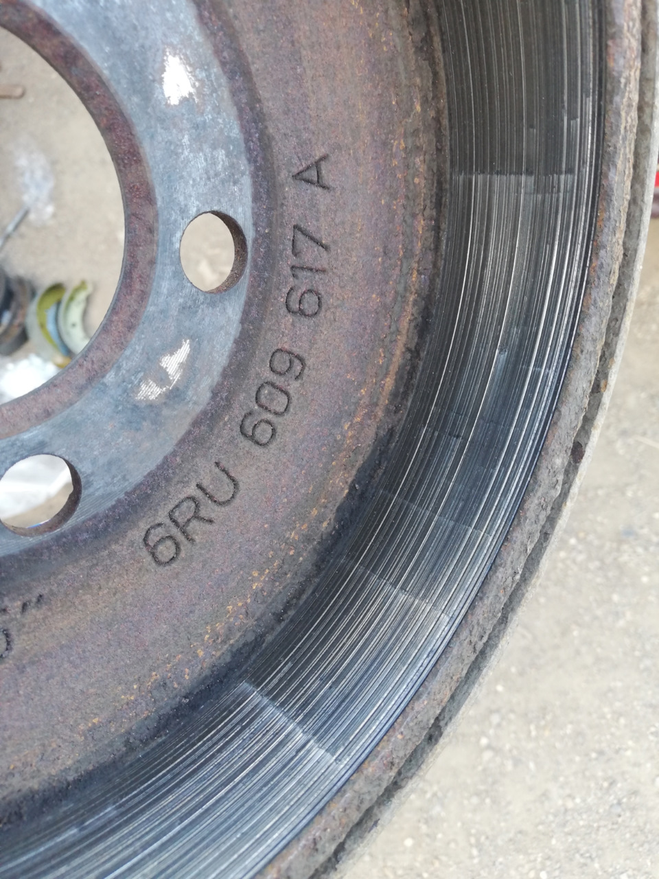 6RU609617 Тормозной барабан VAG | Запчасти на DRIVE2