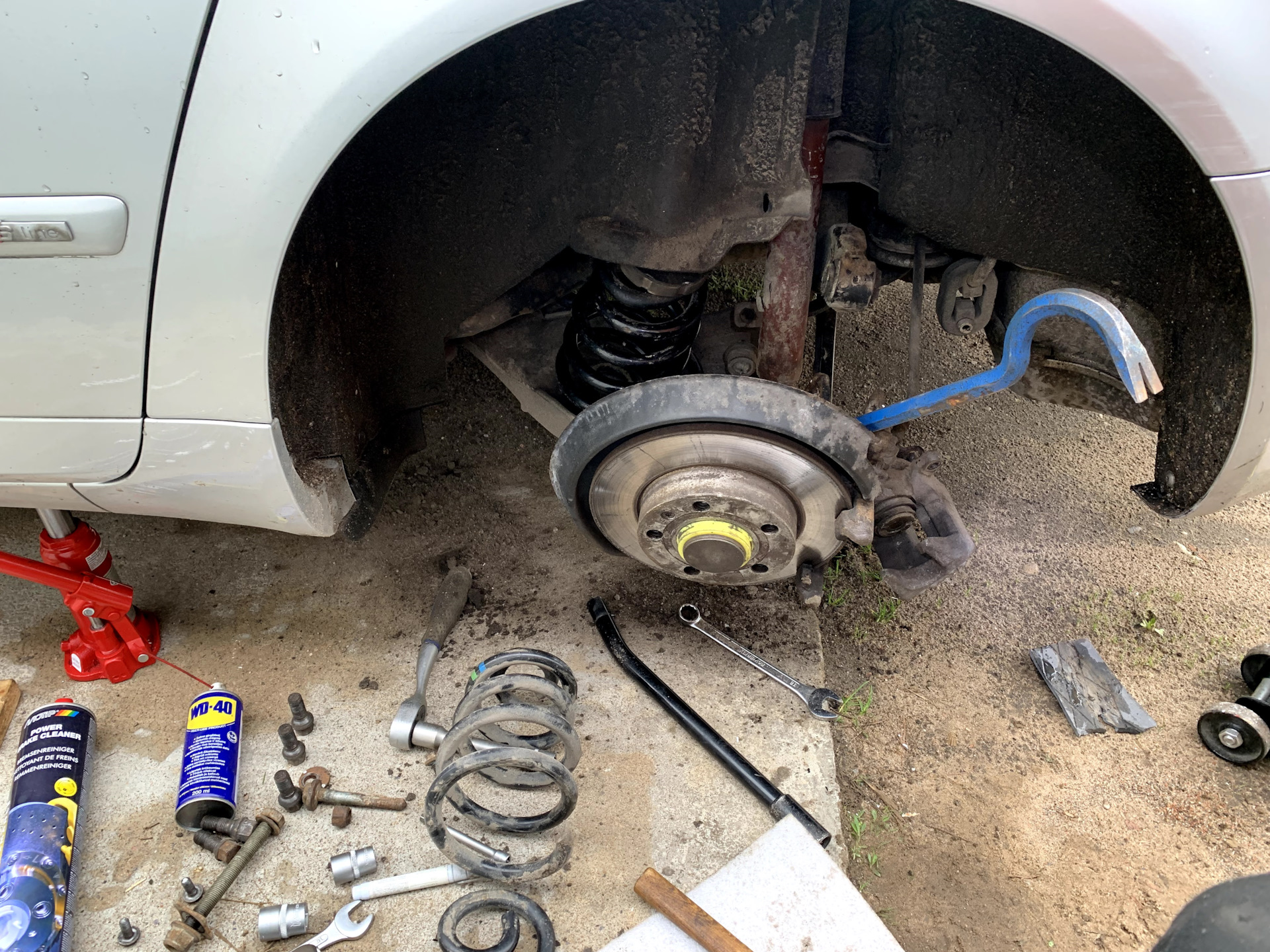 Установка подвески 1BE вместо 1BA. Audi A4 B7 1.9 TDI — Audi A4 Avant ...