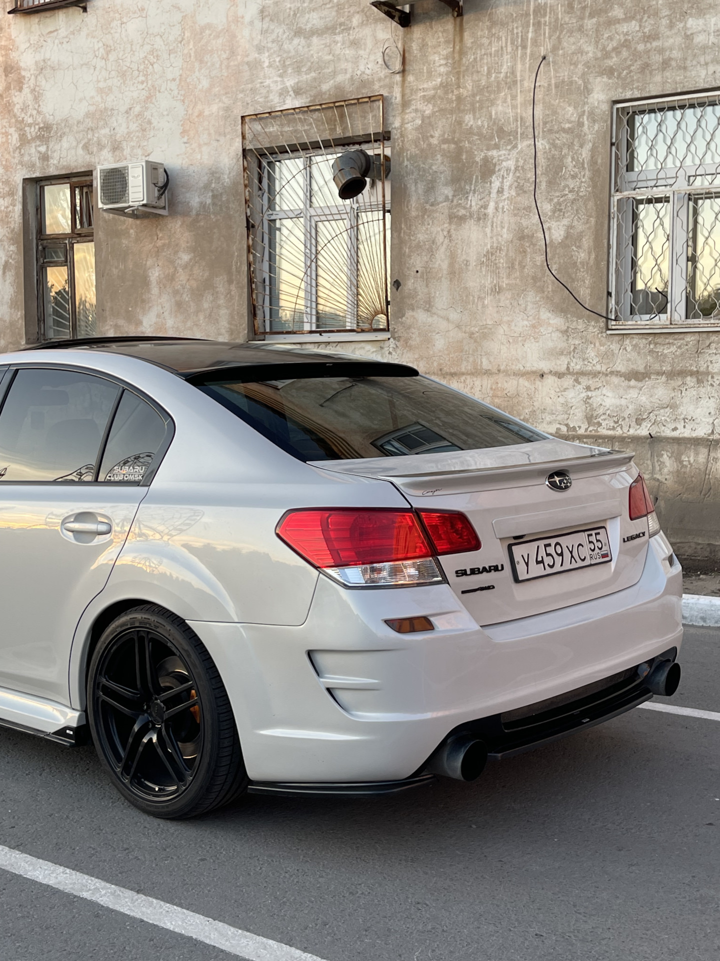 Сплитеры sotna на задний бампер corazon — Subaru Legacy (BM/BR), 2,5 л ...