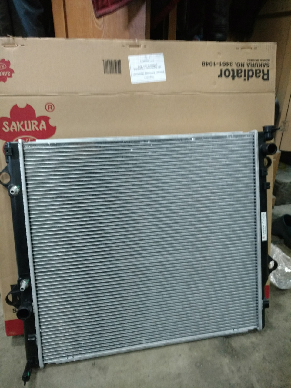 Замена радиатора. — Toyota Land Cruiser Prado 120-series, 4 л, 2004 ...