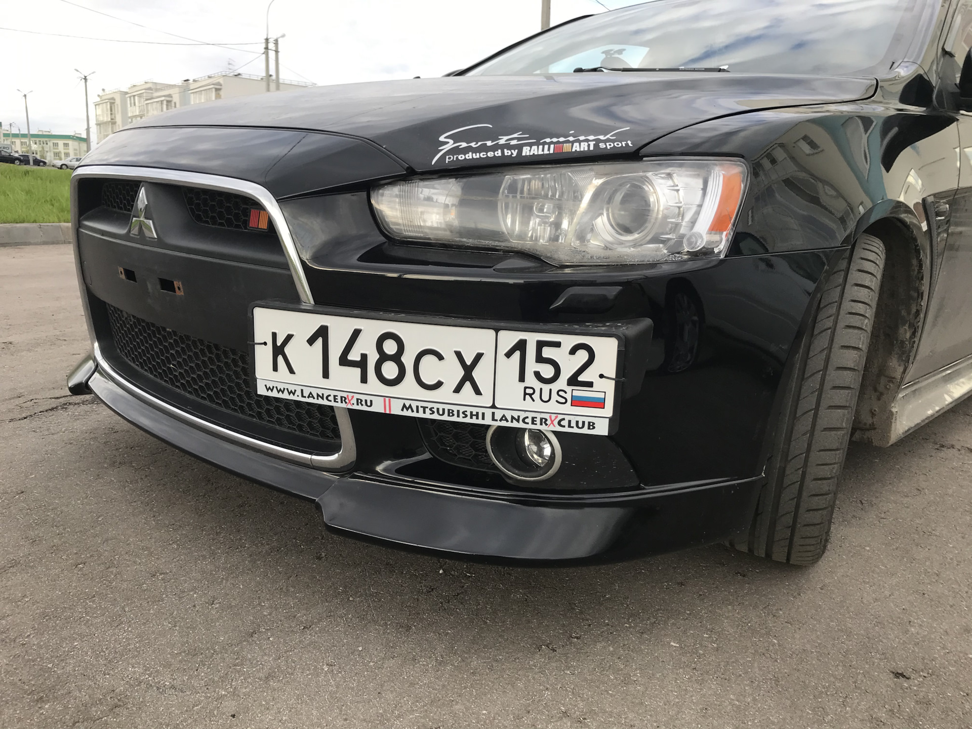 Штатный омыватель фар — Mitsubishi Lancer X, 1,6 л, 2012 года | своими ...