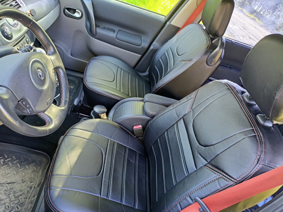 Новые чехлы сценик 2 — Renault Scenic II, 2 л, 2008 года | запчасти ...