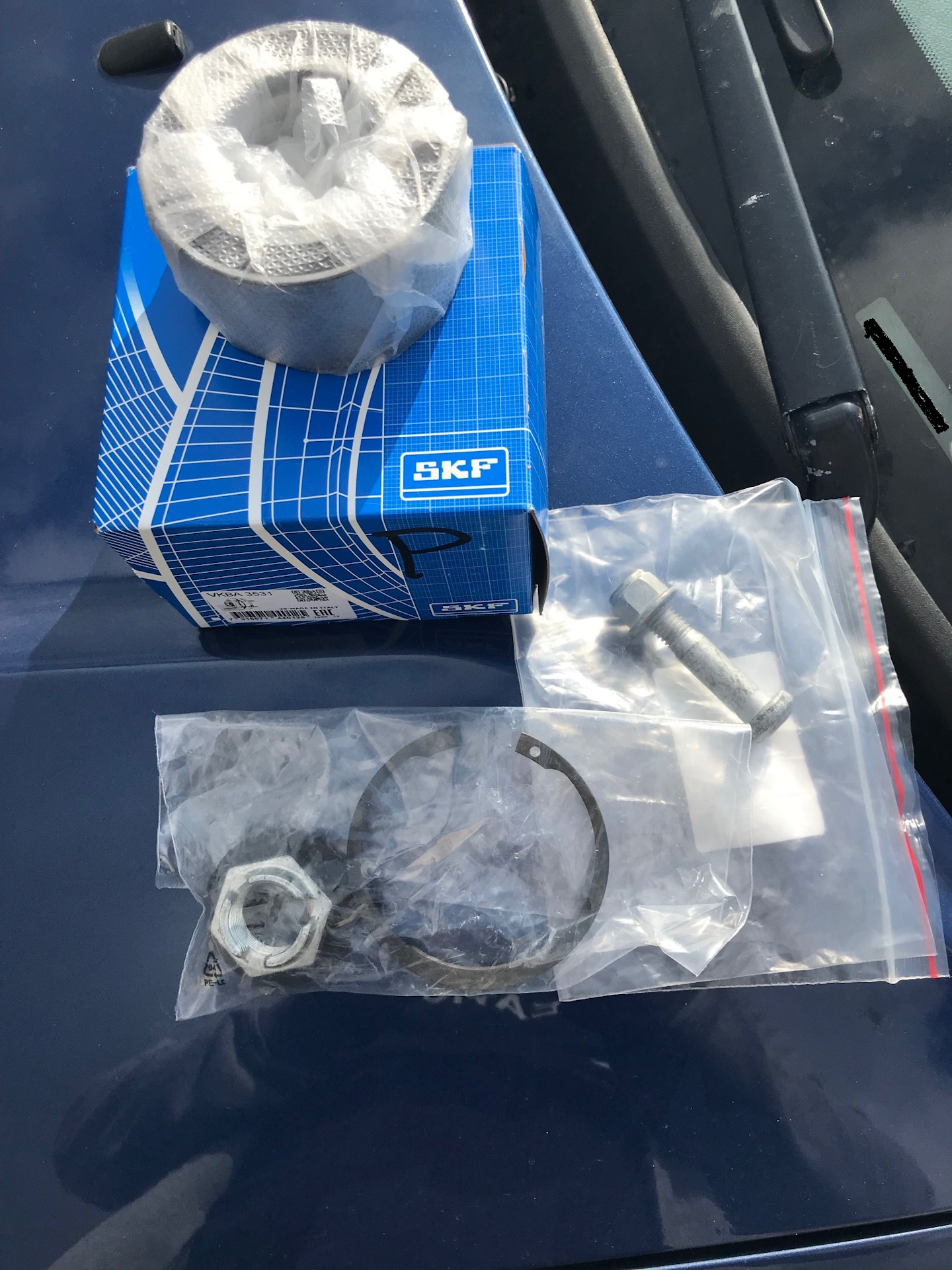 Замена ступичного подшипника — Ford Fiesta (Mk V), 1,6 л, 2008 года ...