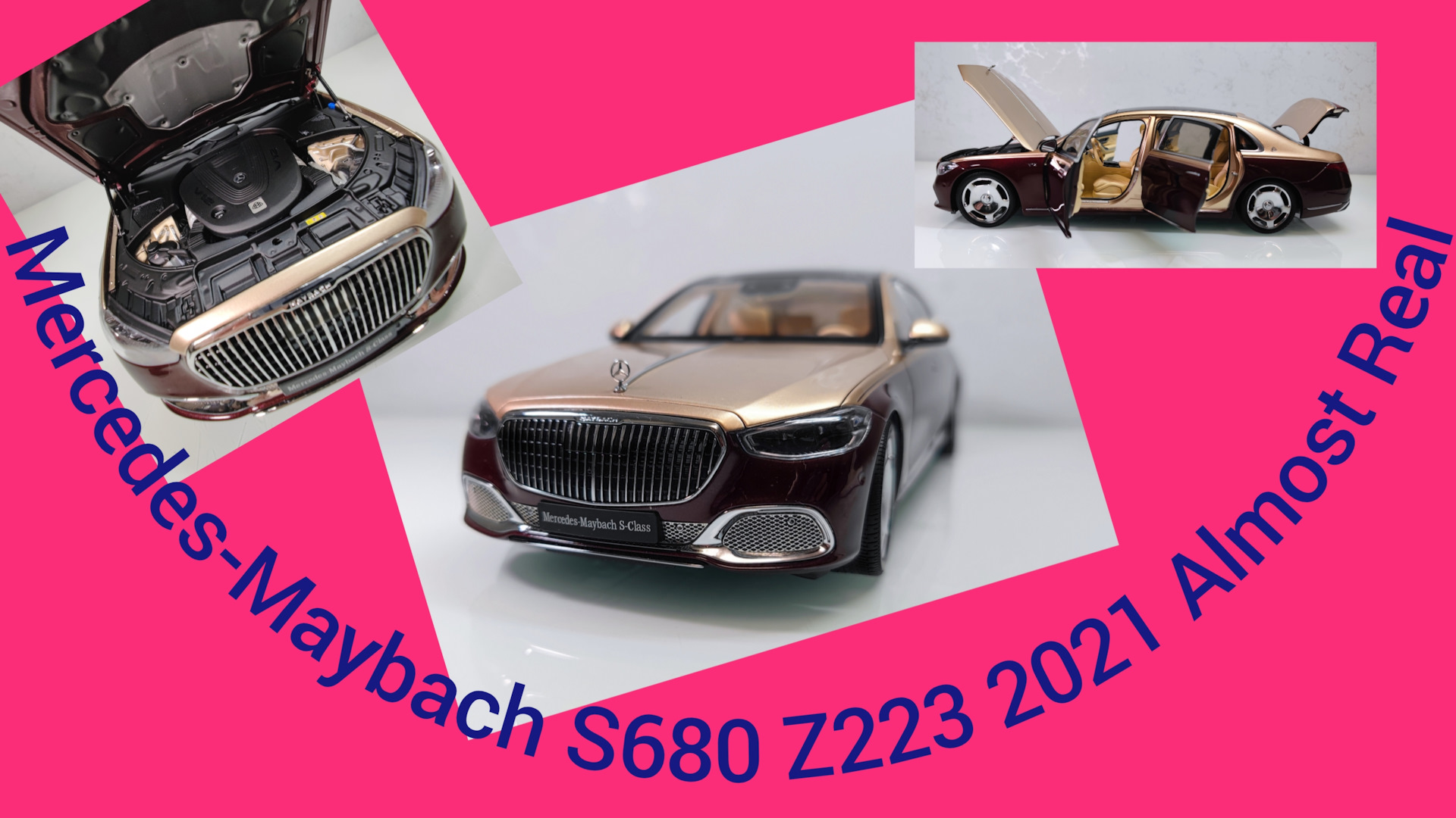 Mercedes-Maybach S680 Z223 2021 Kalahari gold / rubellite red 1/18 by Almost Real — Сообщество ...