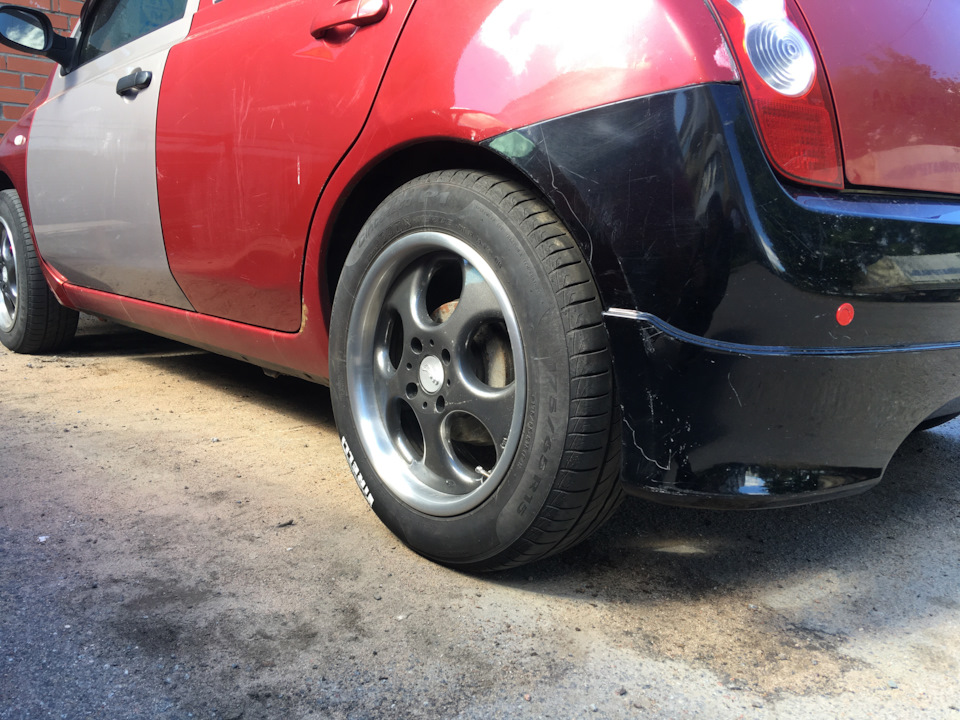 Желтые Kayaba Lowfer Sports — Nissan Micra (K12), 1,2 л, 2005 года ...