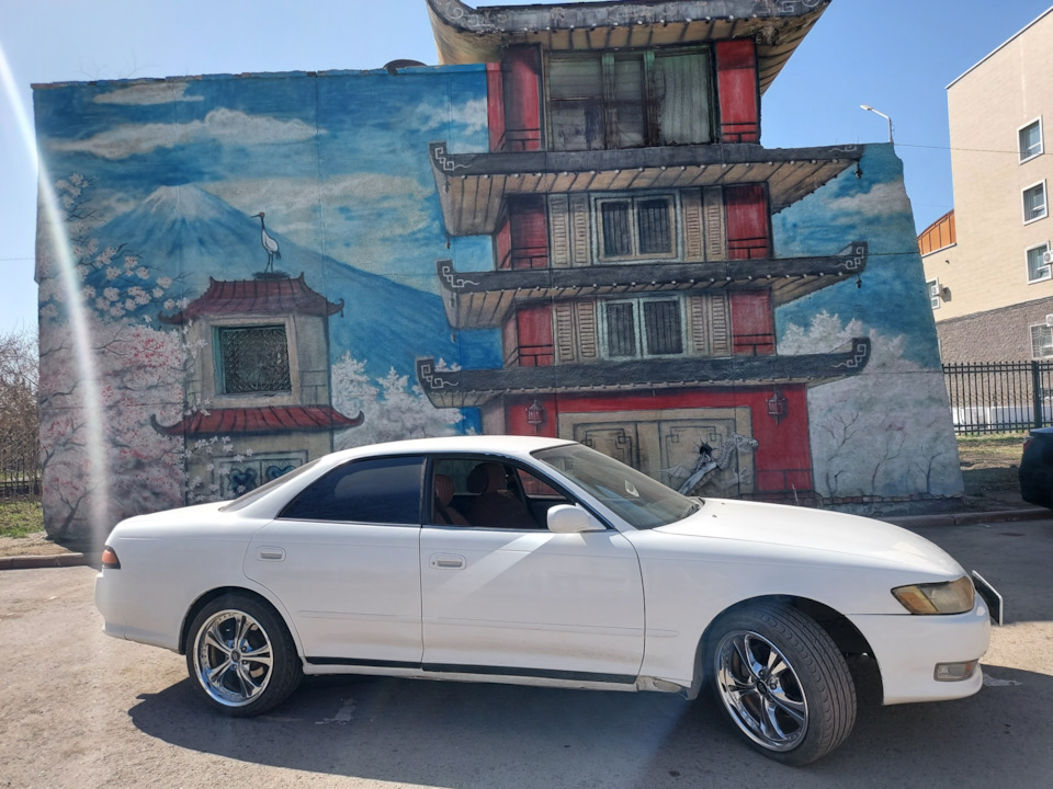 Weds Kranze Cerberus II R18 — Toyota Mark II (90), 2,5 л, 1994 года ...