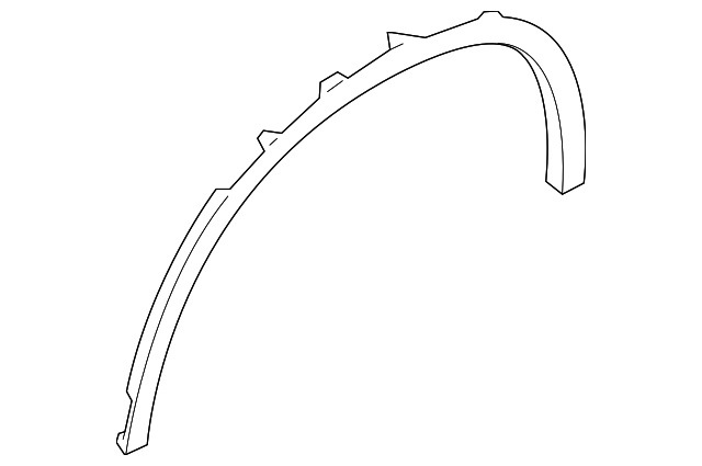 51777378581 Накладка на арку колеса загрунтов.Л Пд BMW | Запчасти на DRIVE2