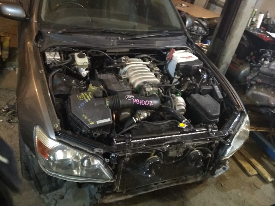 Свап 3uz-fe vvt-i (часть 2) — Toyota Altezza, 4,3 л, 2003 года | тюнинг ...