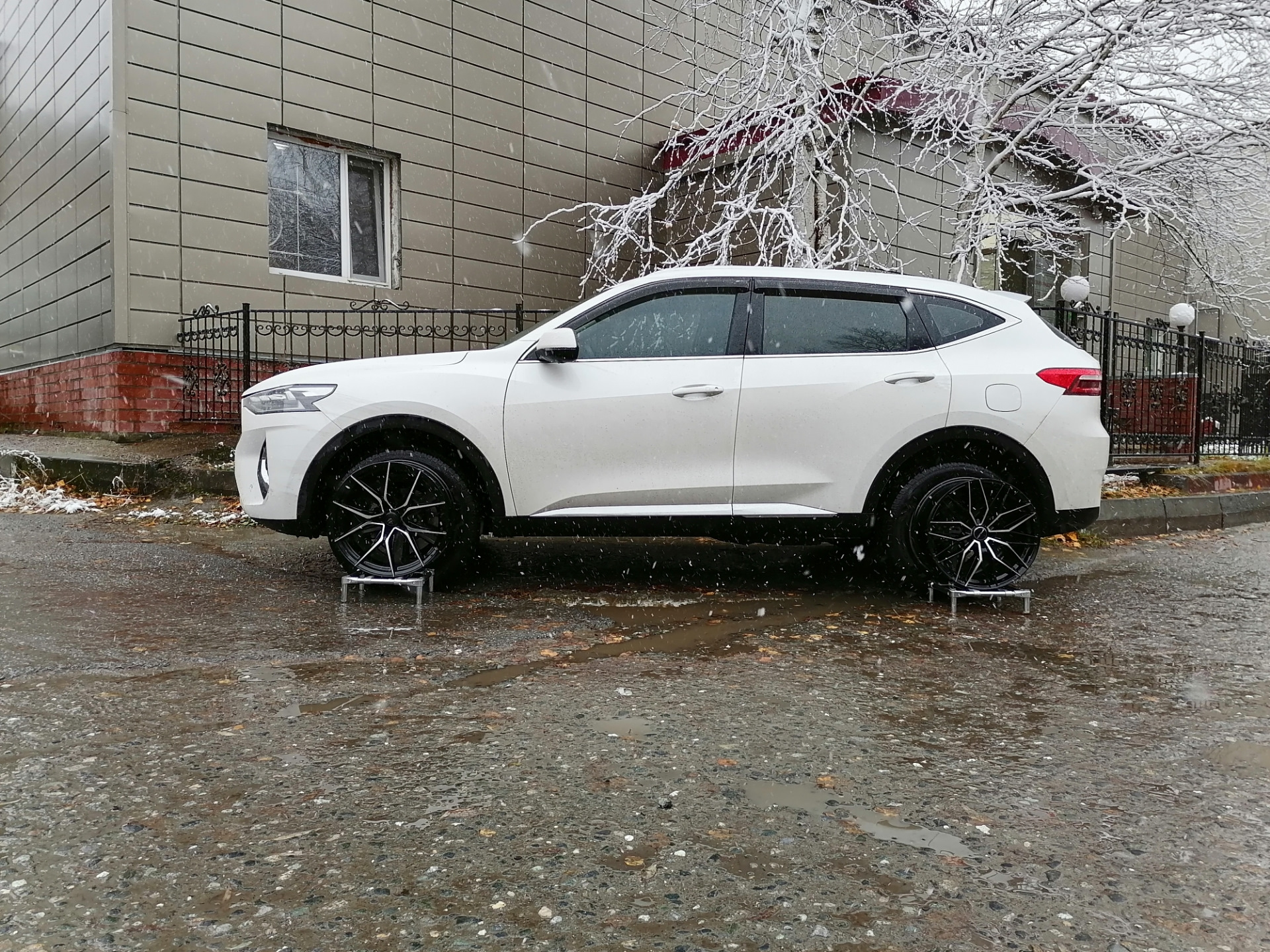 Примерка дисков. — Haval F7 (1G), 1,5 л, 2019 года | колёсные диски ...