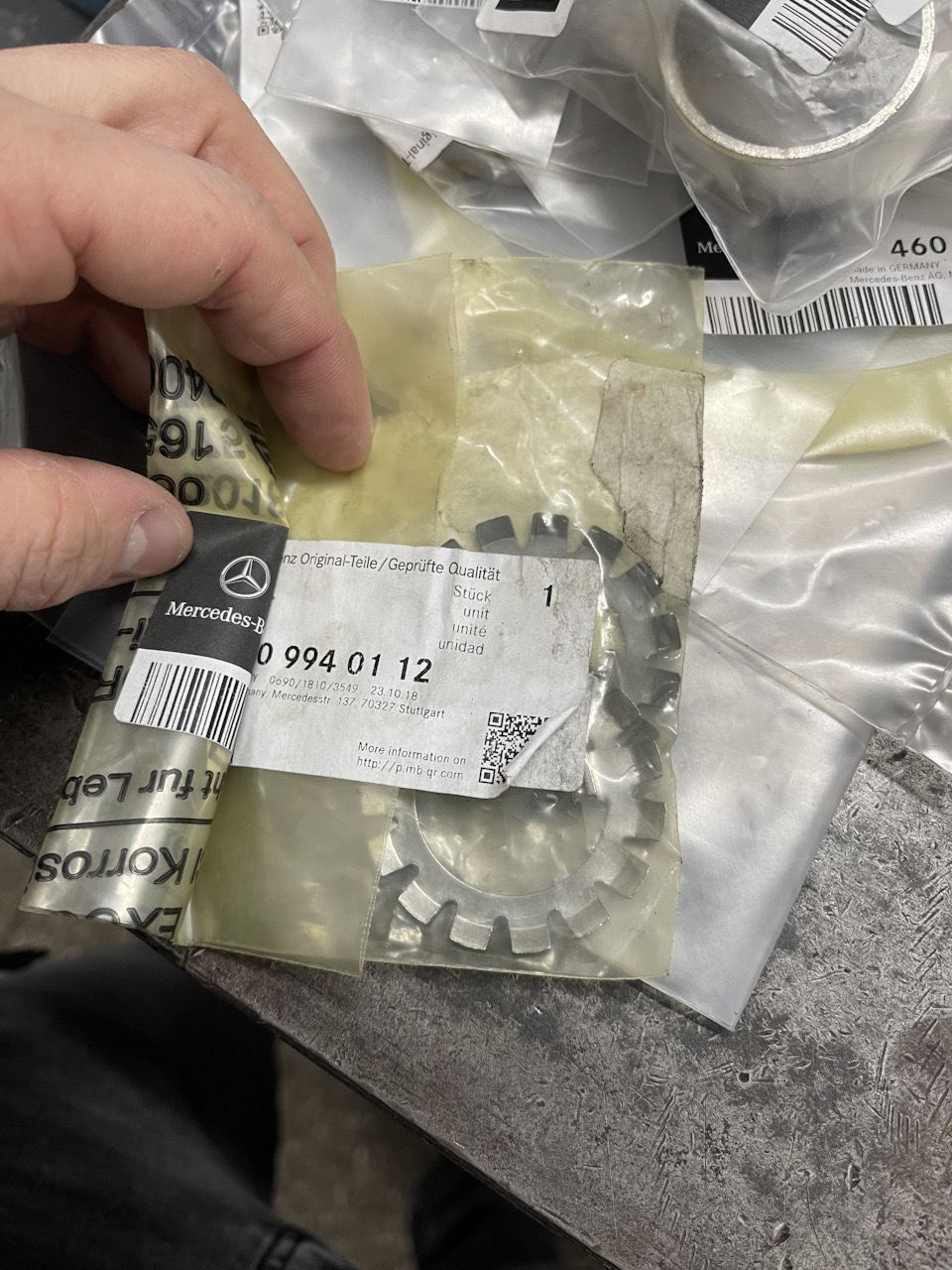 Ревизия поворотных кулаков — Mercedes-Benz G 55 AMG (W463), 5,5 л, 2009 ...