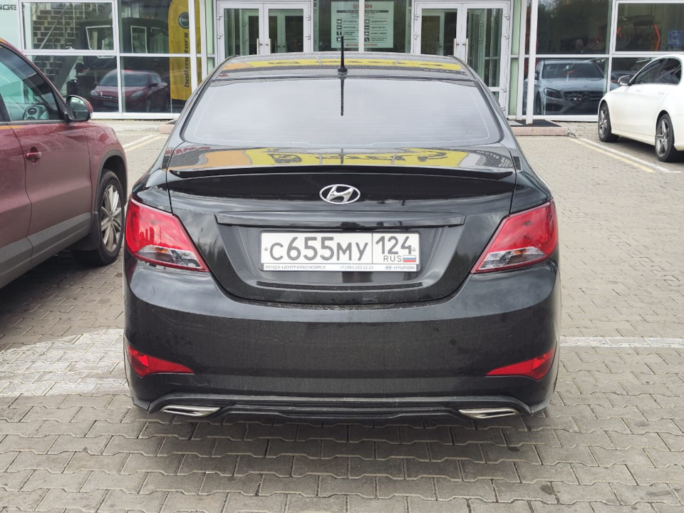 #5. Оптика в тонер — Hyundai Solaris (1G), 1,6 л, 2015 года | стайлинг | DRIVE2