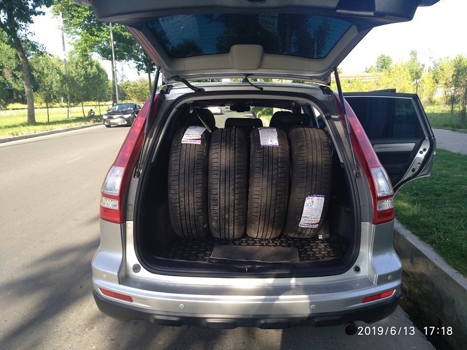 Тестируем KinForest Kf550. — Honda CR-V (RE), 2,4 л, 2010 года | шины ...