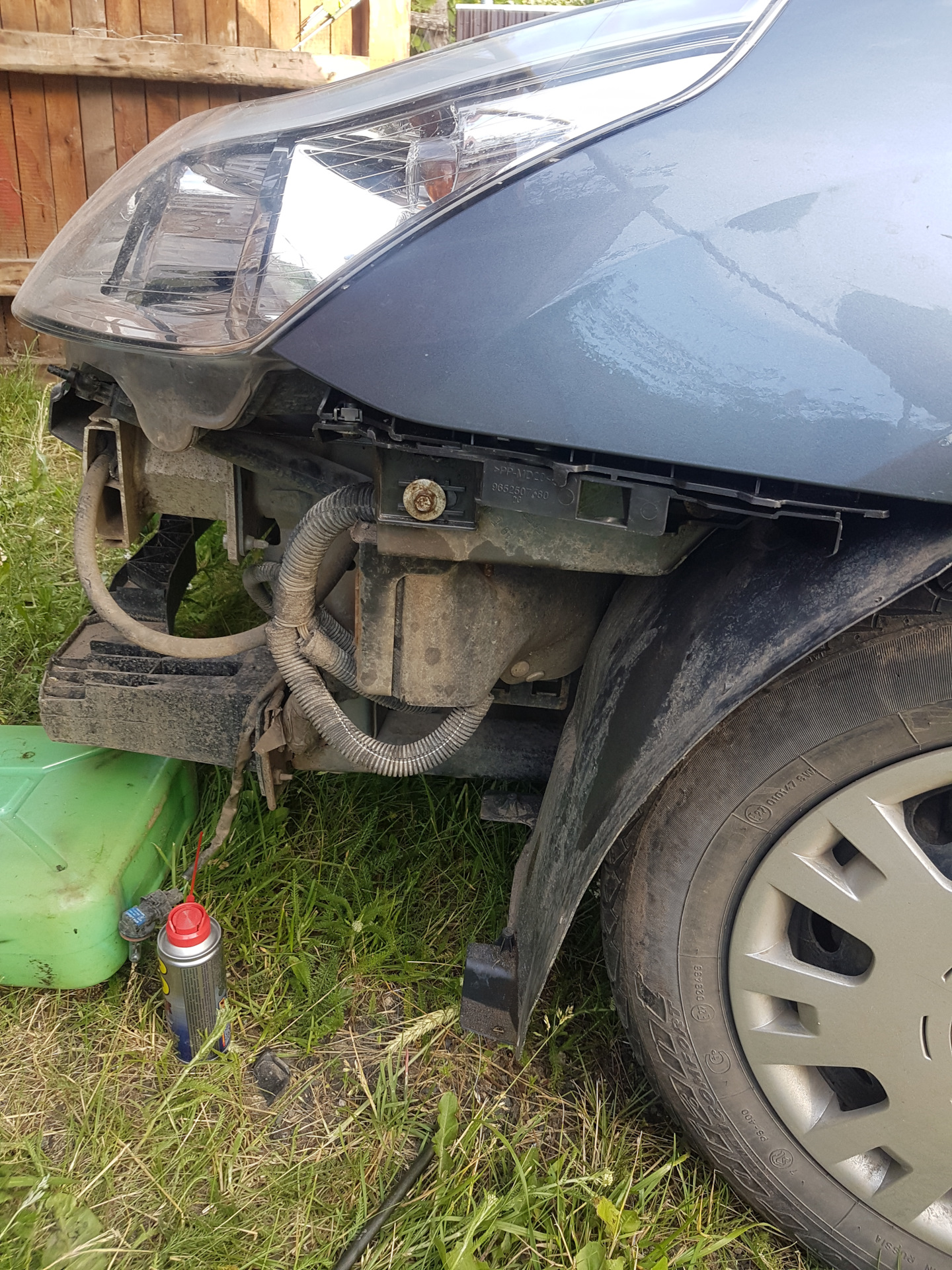 Замена креплений переднего бампера на Ситроен c4 2008 — Citroen C4 (1G ...