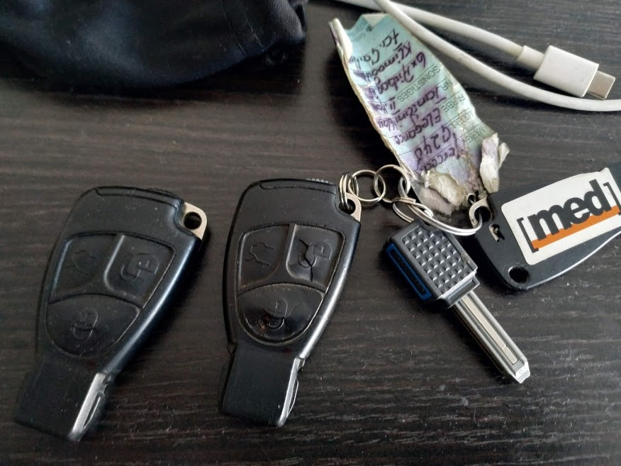 Ключи — Mercedes-Benz C-Class (W203), 2,4 л, 2000 года | аксессуары ...