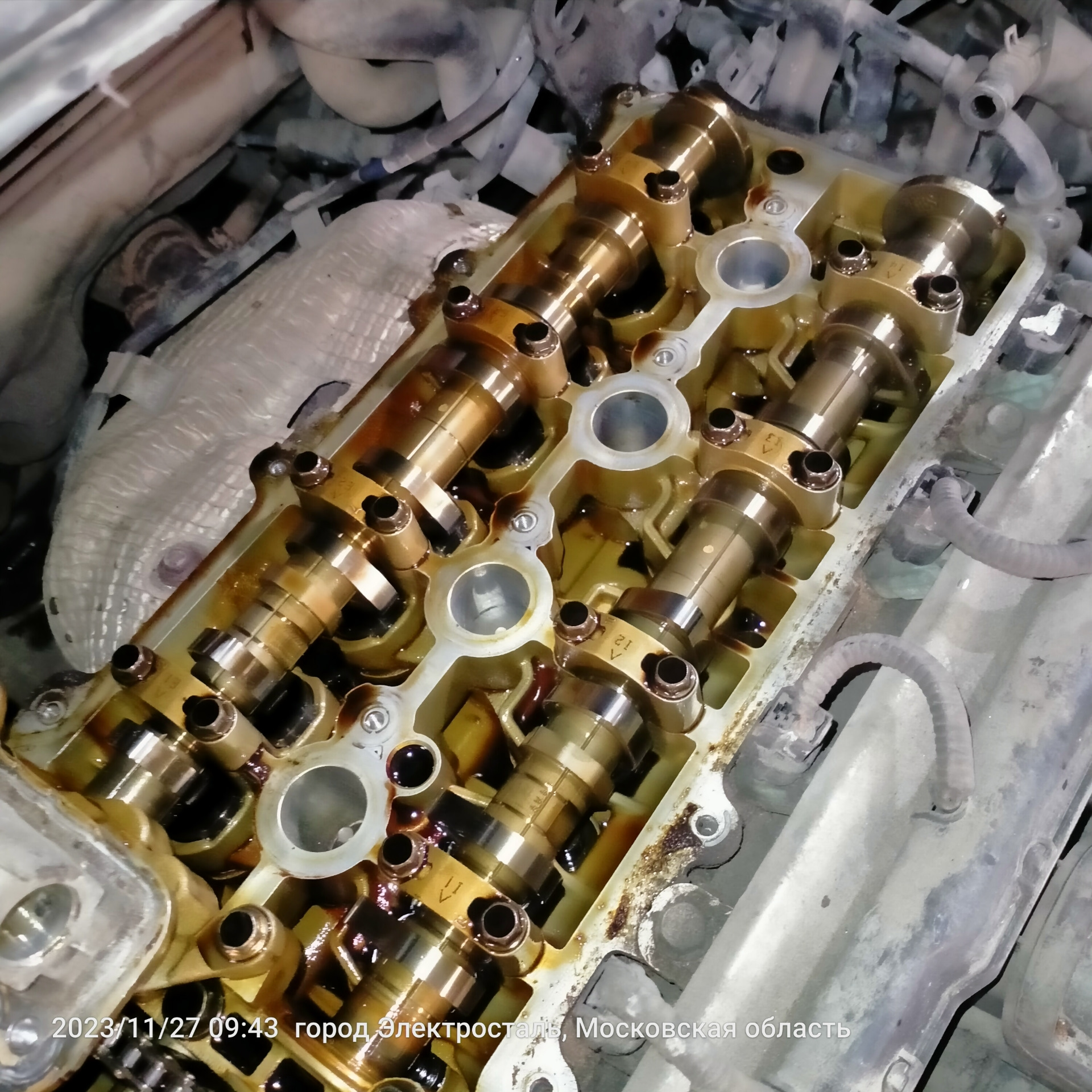Замена прокладки клапанной крышки — KIA Pro_Ceed (2G), 1,6 л, 2013 года ...