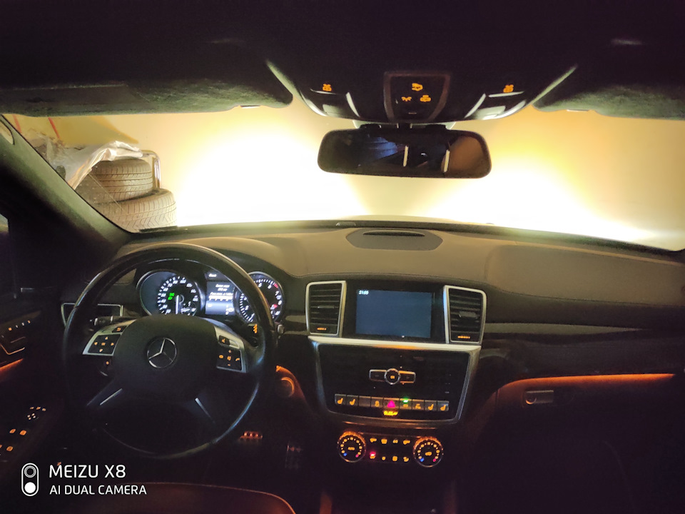 Interior — Mercedes-Benz M-Class (W166), 4 л, 2015 года | фотография ...