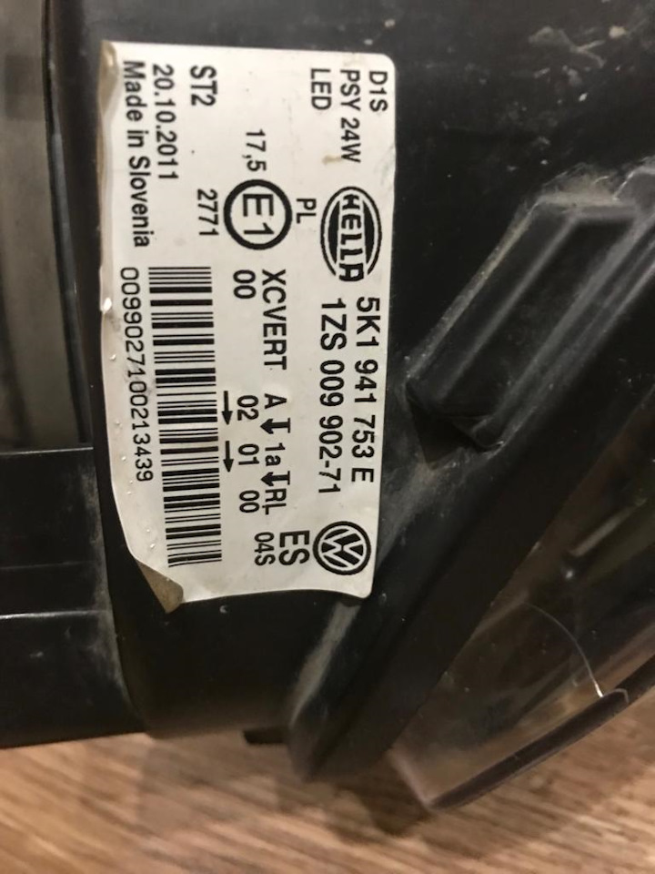 5K1941753E ФАРА ДЛЯ VAG | Запчасти на DRIVE2