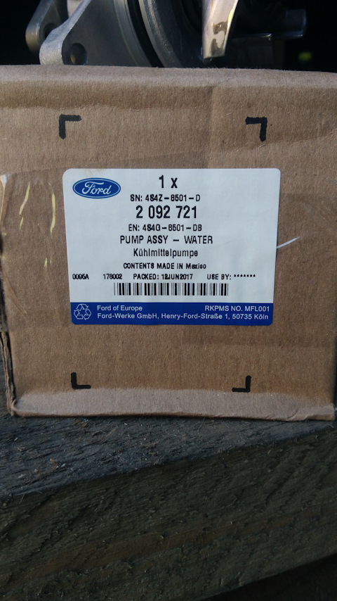 2092721 Насос водяной Duratec-HE Ford | Запчасти на DRIVE2