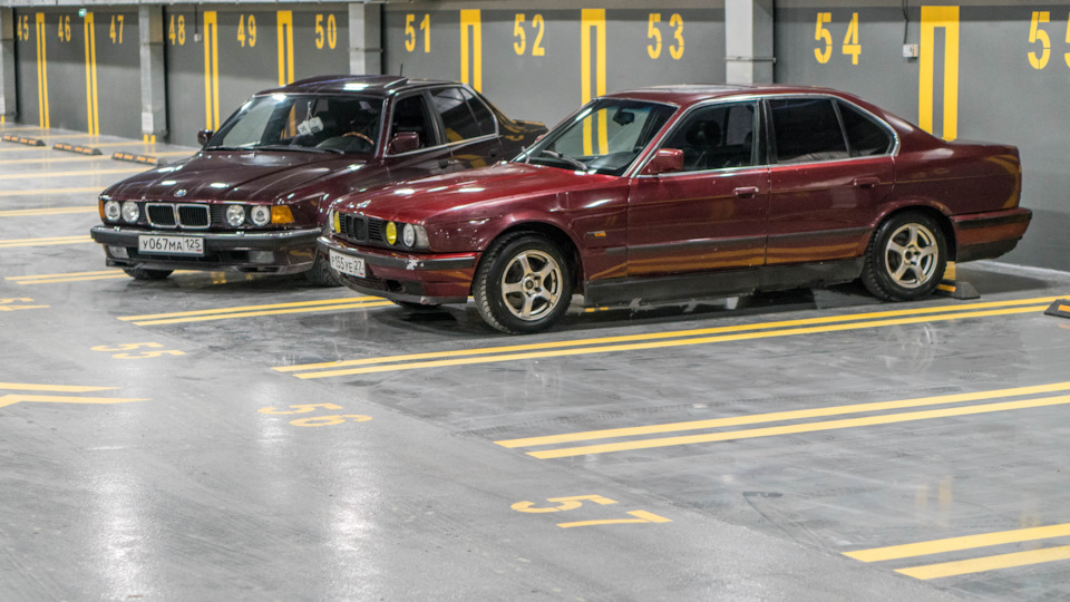 Пайка заднего бампера. — BMW 5 series (E34), 2 л, 1990 года | своими ...