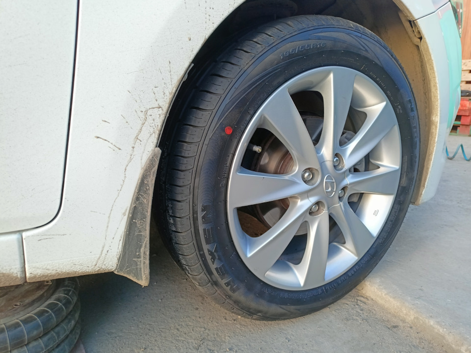 Новые летние шины — Hyundai Solaris (1G), 1,6 л, 2014 года | шины | DRIVE2