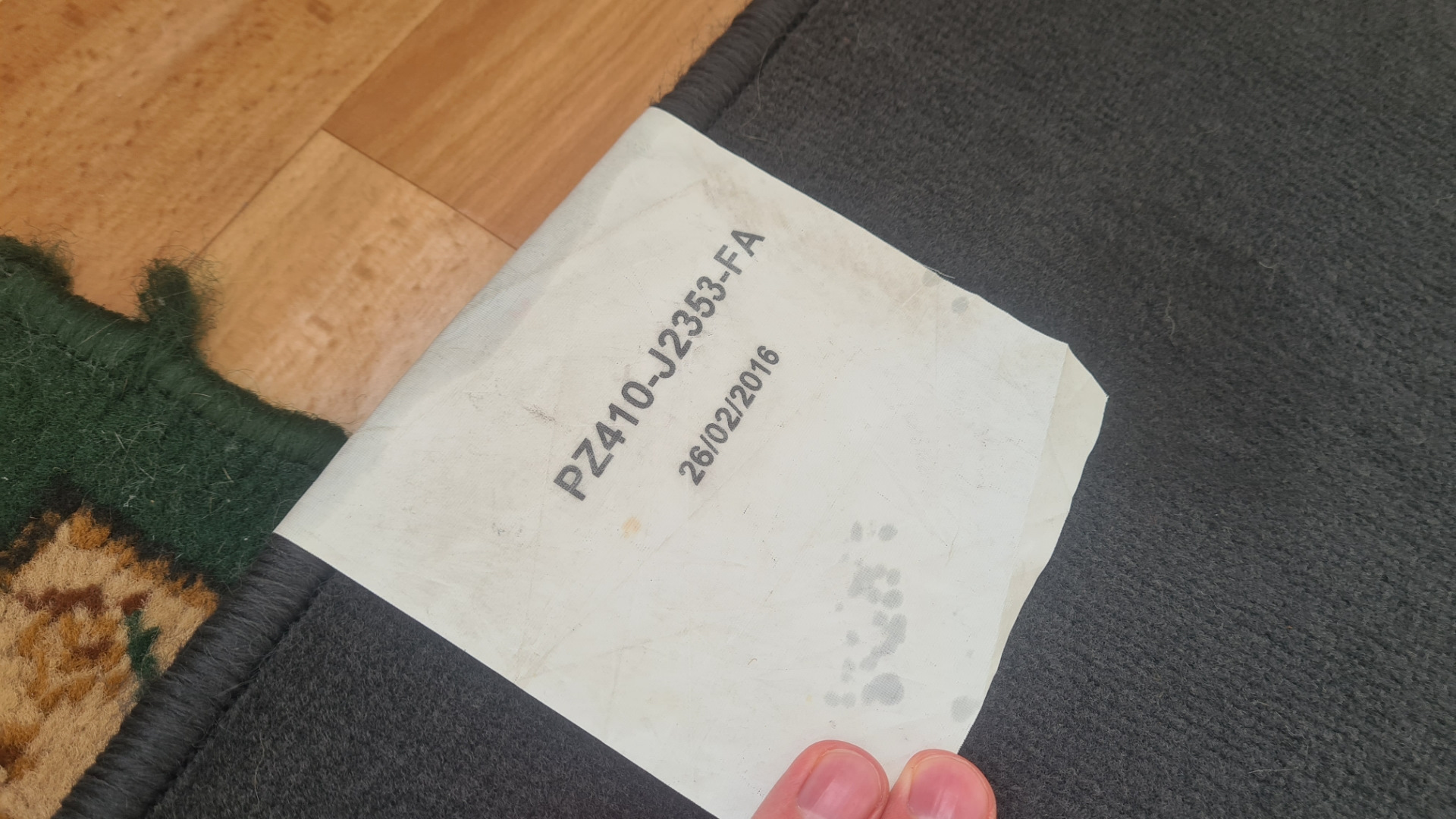 Коврики текстильные pz410-j2353-fa (добавил фототв салоне) — Toyota ...