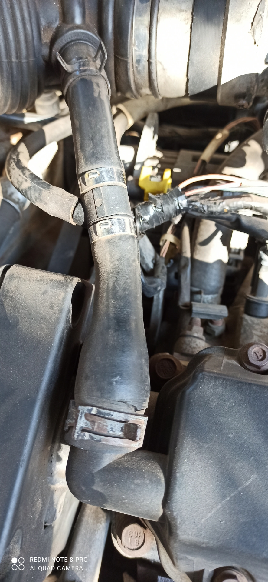 Подсос воздуха — Daewoo Lanos, 1,5 л, 2003 года | расходники | DRIVE2