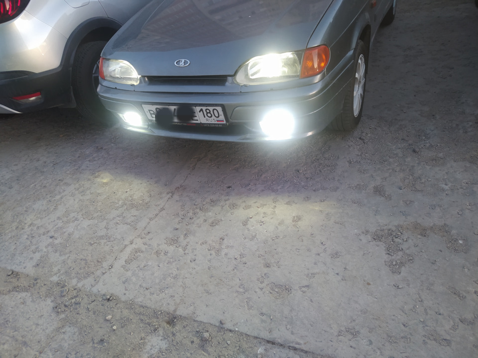 Диодные птф — Lada 2114, 1,6 л, 2011 года | тюнинг | DRIVE2