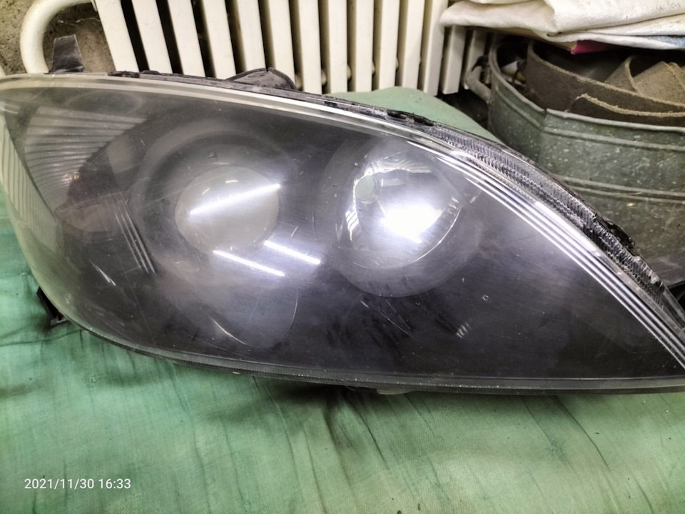 Реставрация фар. — Mazda 3 (1G) BK, 2 л, 2004 года | тюнинг | DRIVE2